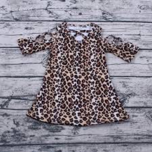 Dresses | Girls Leopard Print Dress | Poshmark